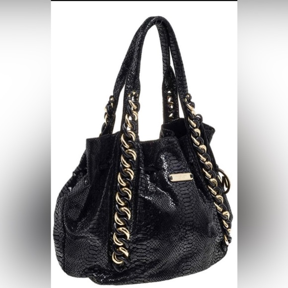Michael Kors | Bags | Preloved Michael Michael Kors Black Python ...